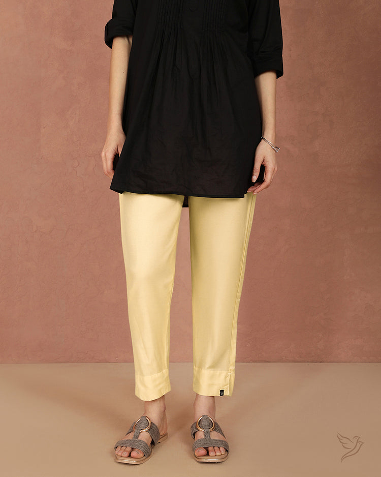 Buy Queen Bee Metallic Pants - Golden Shine Style | Twin Birds