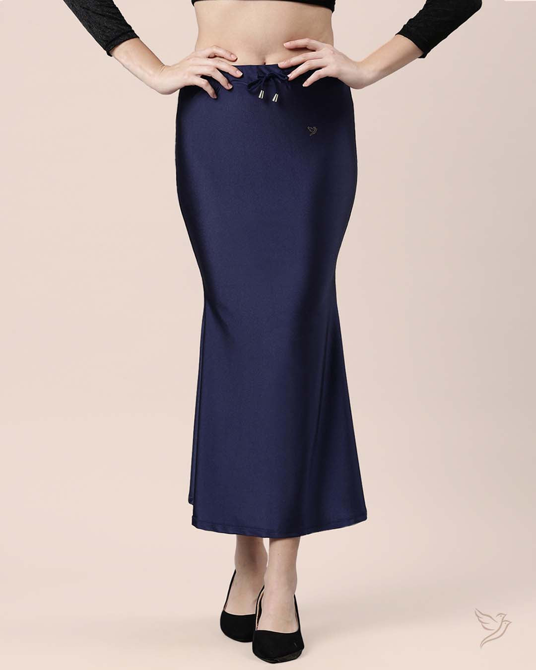 Shop Saree Shaper Shimmer Navy Gloss Online | Twin Birds